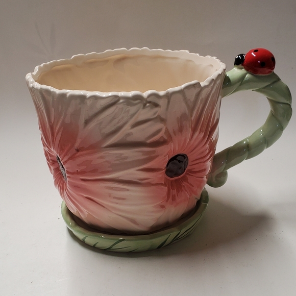 Nantucket Home | Accents | Nantucket Home Flower Teacup Planter With ...